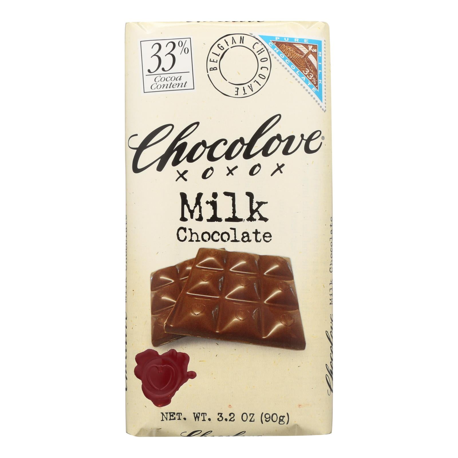 Chocolove Xoxox - Premium Chocolate Bar - Milk Chocolate - Pure - 3.2 ...