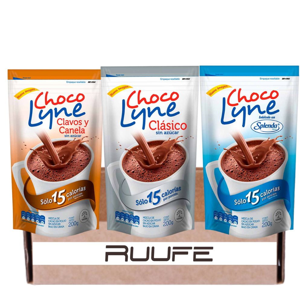 Chocolyne (3 pck) Light Chocolate Chocolyne No added Sugar | Low in Fat ...