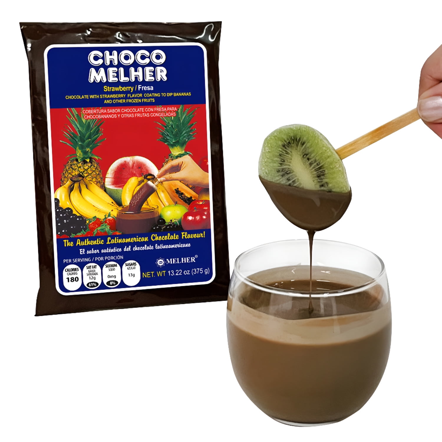 Strawberry Chocolate – Melher | Strawberry Coating for Chocobananos and ...