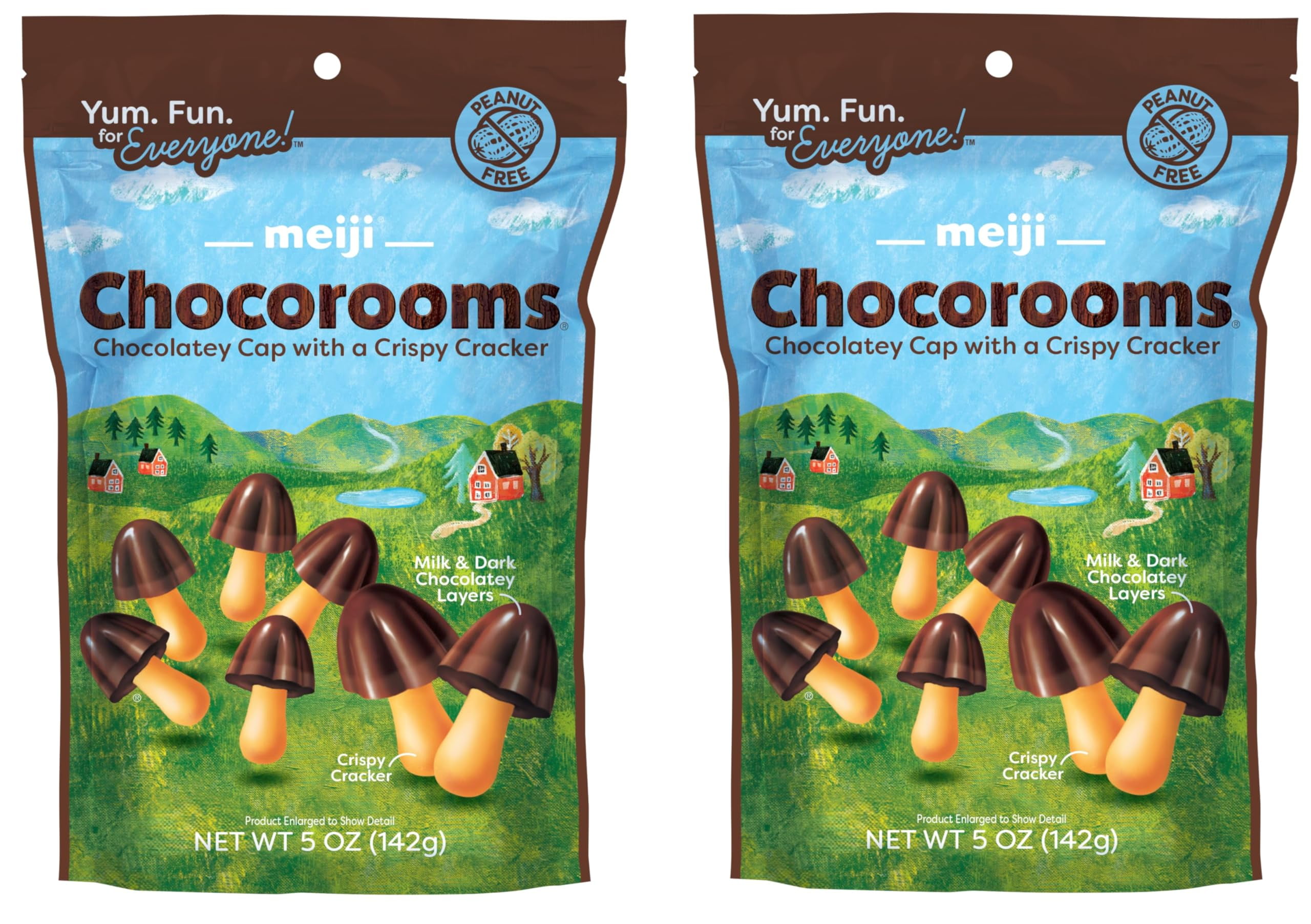 Chocorooms Chocolate Covered Crackers, DMF15 5 Ounces (Pack of 2 ...