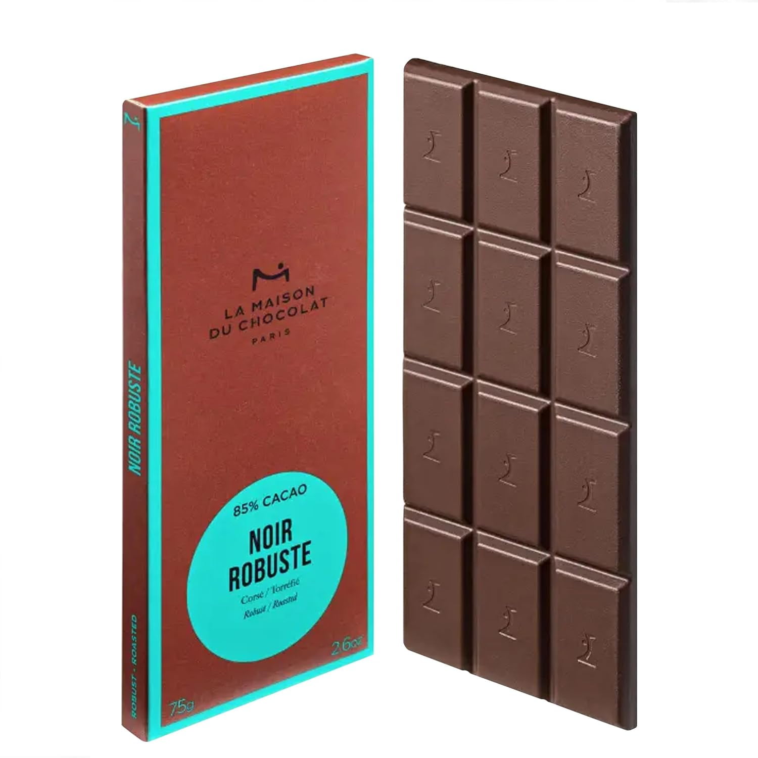 Chocot Robuste 85% Premium Dark Chocote Bar - Bold, Powerful, Intense ...