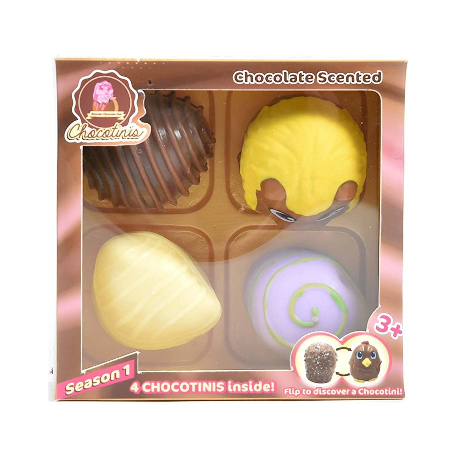 Chocotinis Candy Surprise 4-Pack, Novelty Toy, Colors Vary - Walmart.com