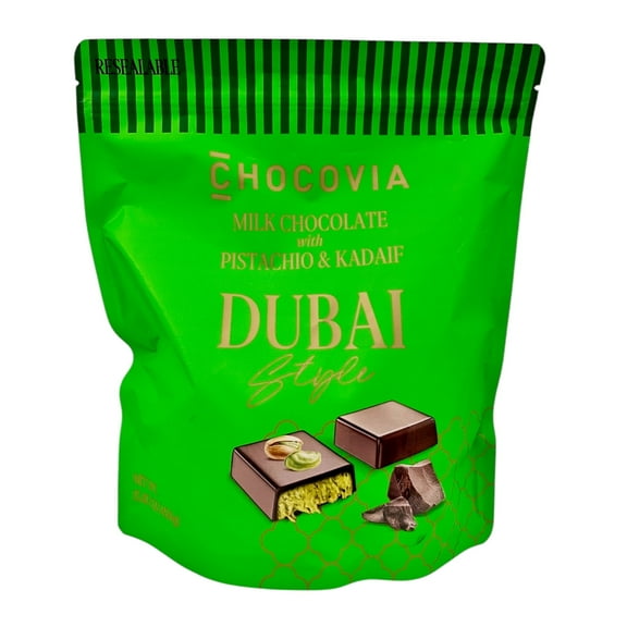 Gudlife Dubai Style Milk BCF26 Chocolate Pistachio Crème Cups, Gourmet ...