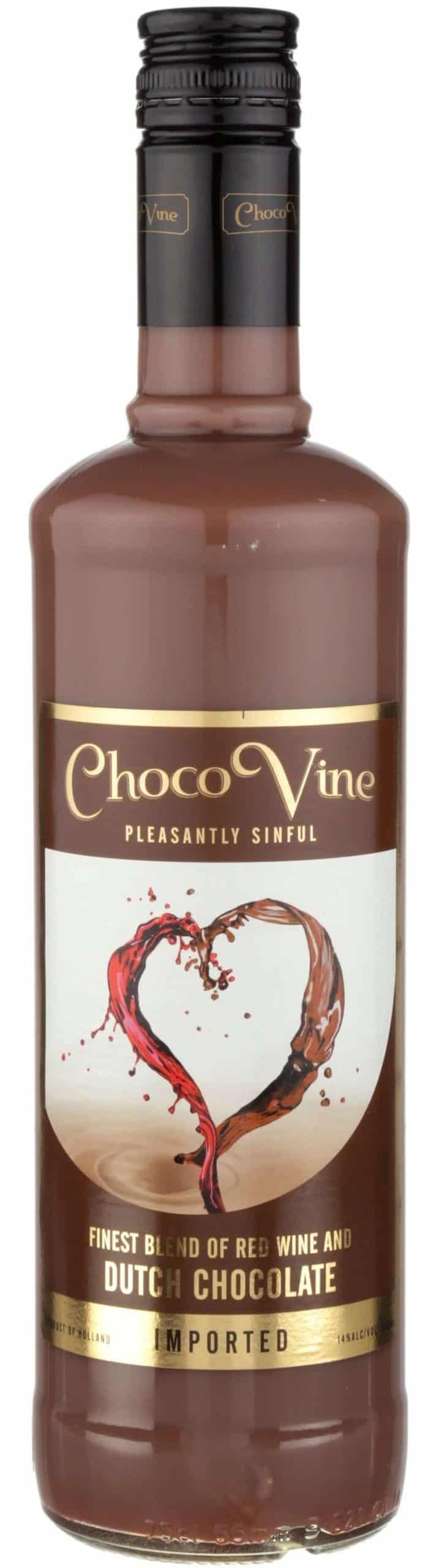 Chocovine Dutch Chocolate Flavored Wine Netherlands, 750 ml Bottle, 14% ...