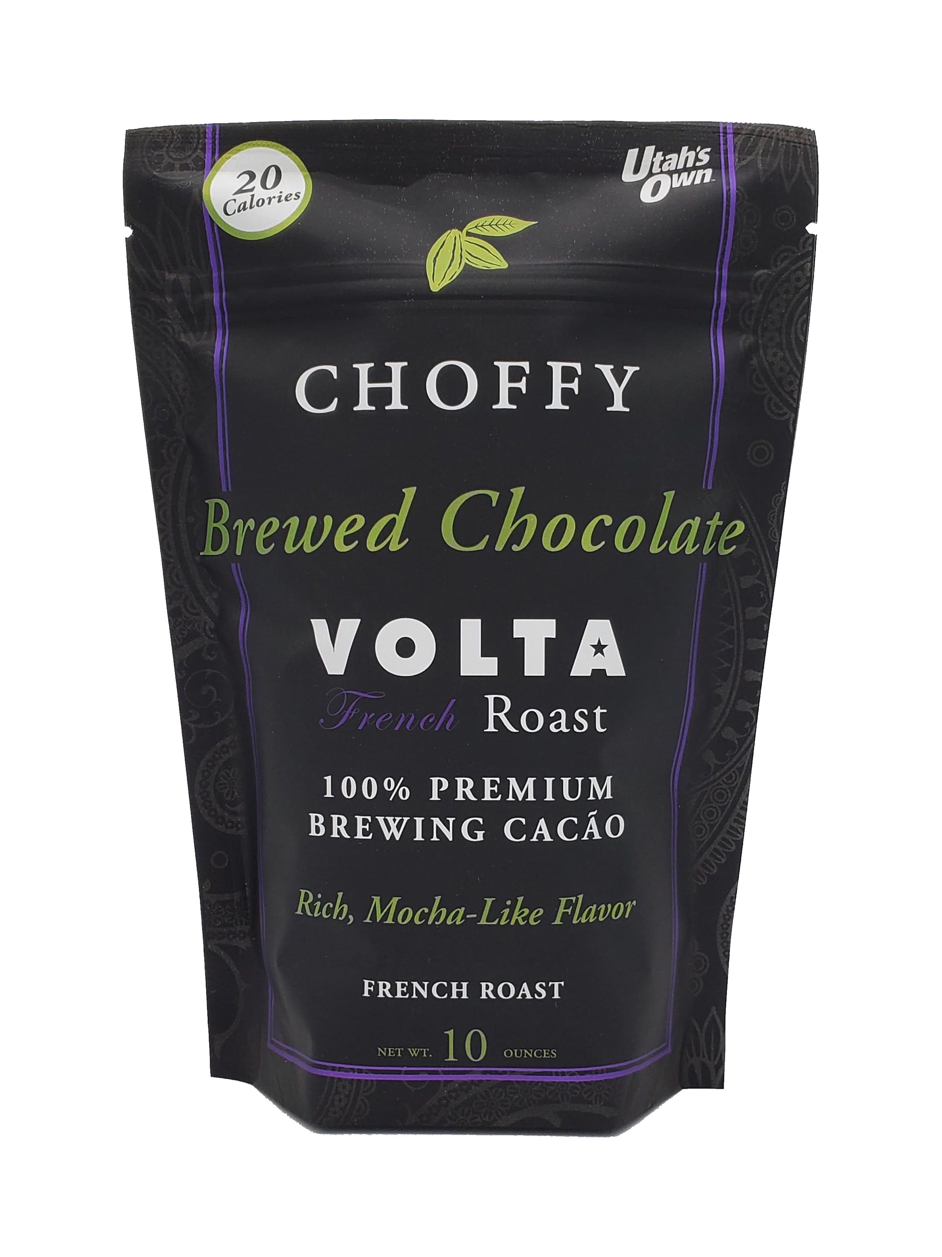 Choffy Brewed Cacao Coffee Alternative Substitute - 10 Oz Volta French ...
