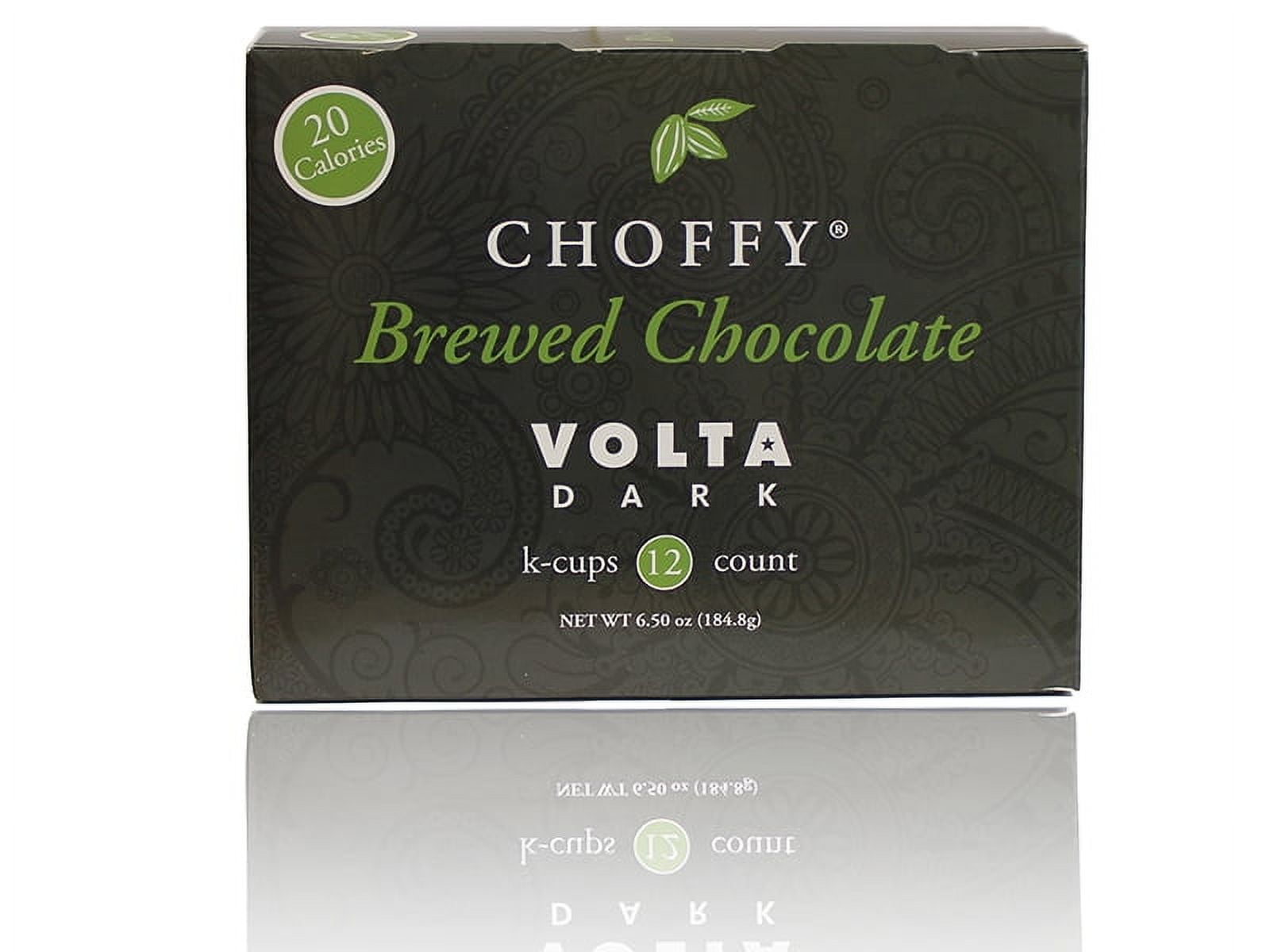 Choffy - Brewed Chocolate - Volta Dark Single Serve Cups - 12 Ct Rich ...