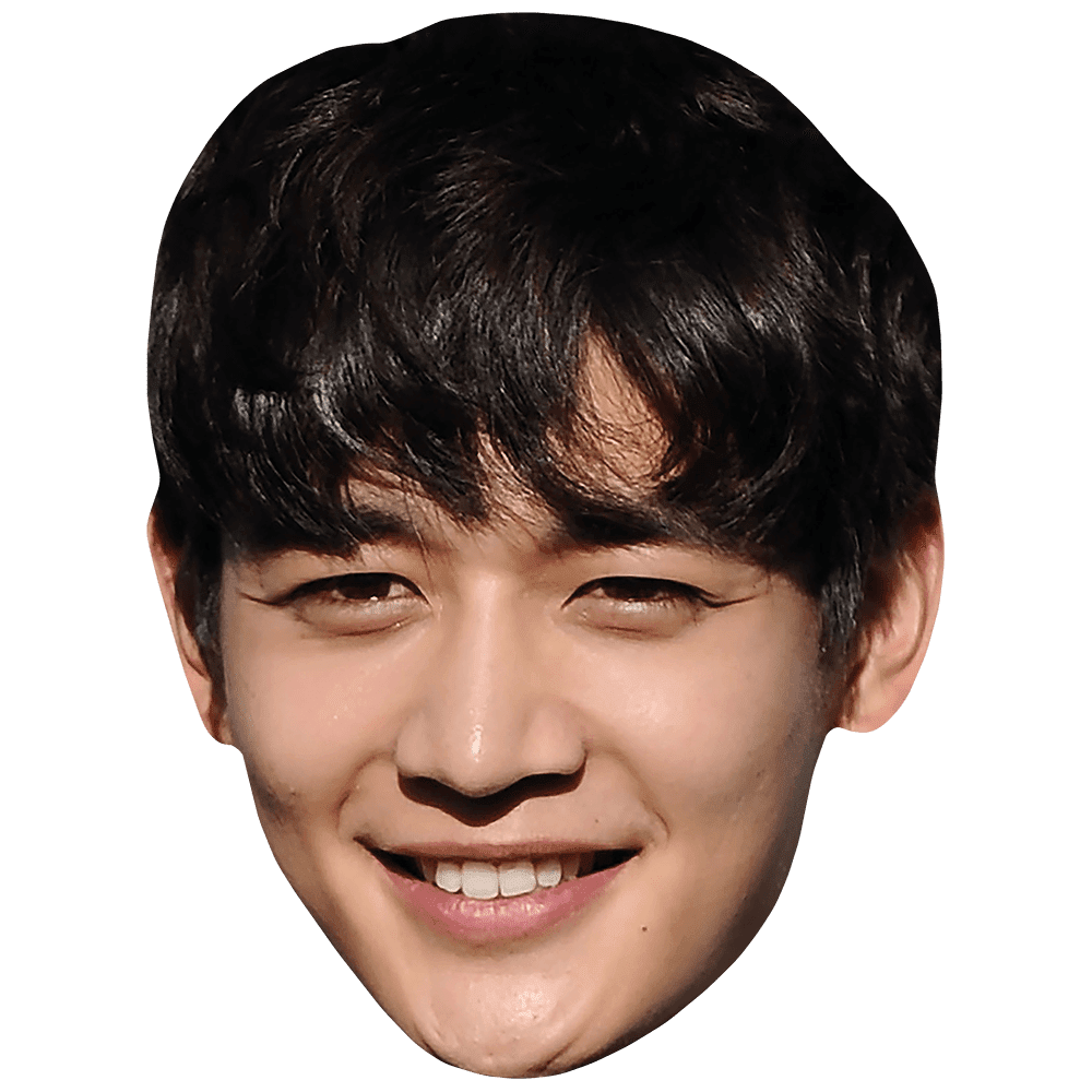 Choi Min-ho (Smile) Celebrity Mask, Flat Card Face, Fancy Dress Mask ...