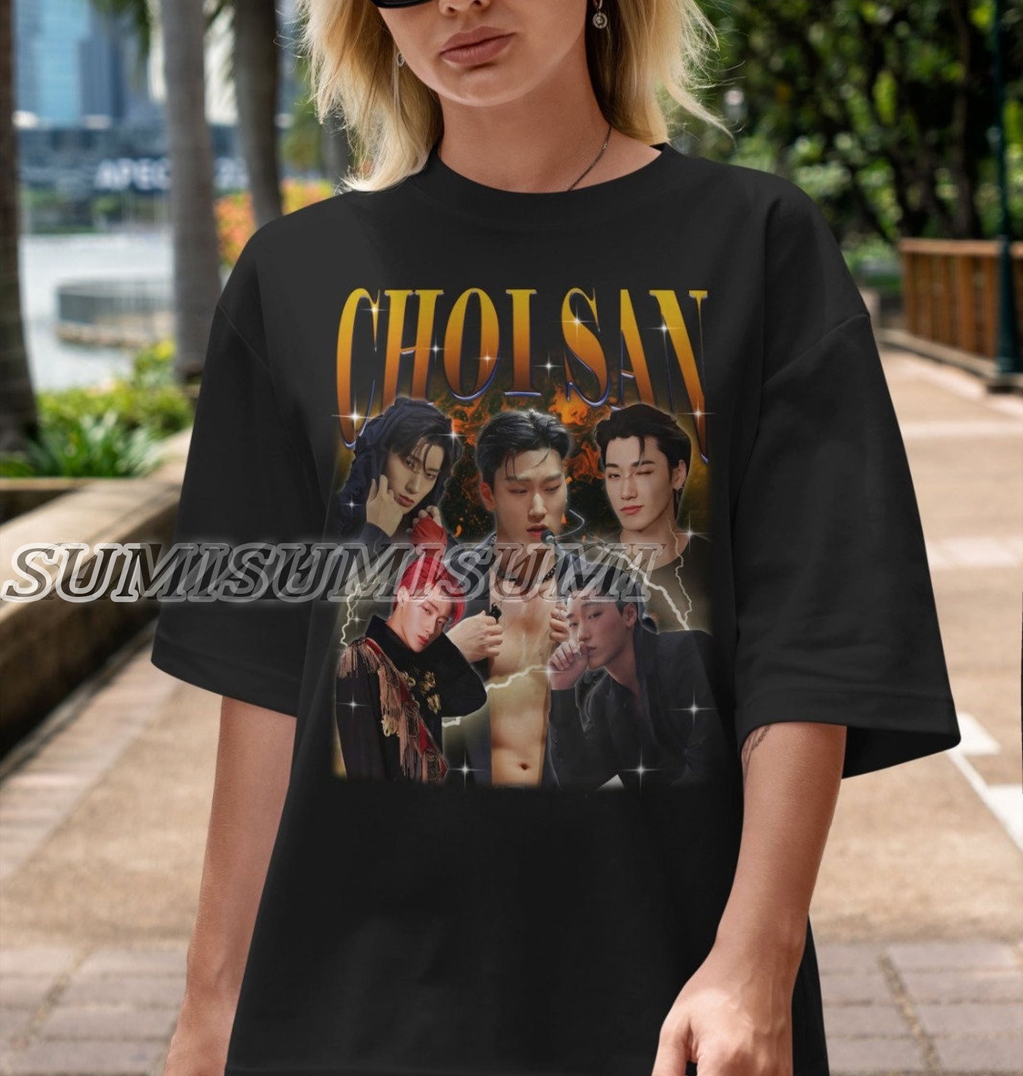 Choi San Kpop Inspired Graphic Shirt Choi San Kpop Shirt Kpop Shirt For ...