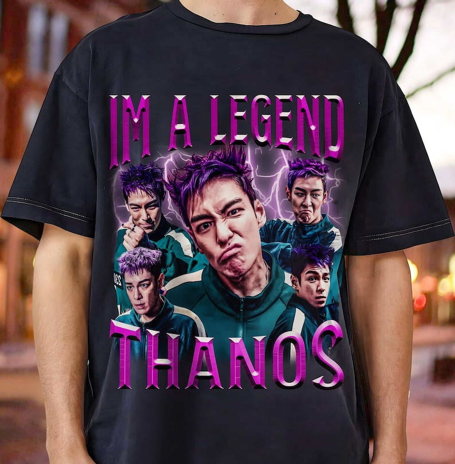 Choi Seung-hyun (T.O.P) Vintage Bootleg Style T-Shirt – Retro K-Pop Fan ...