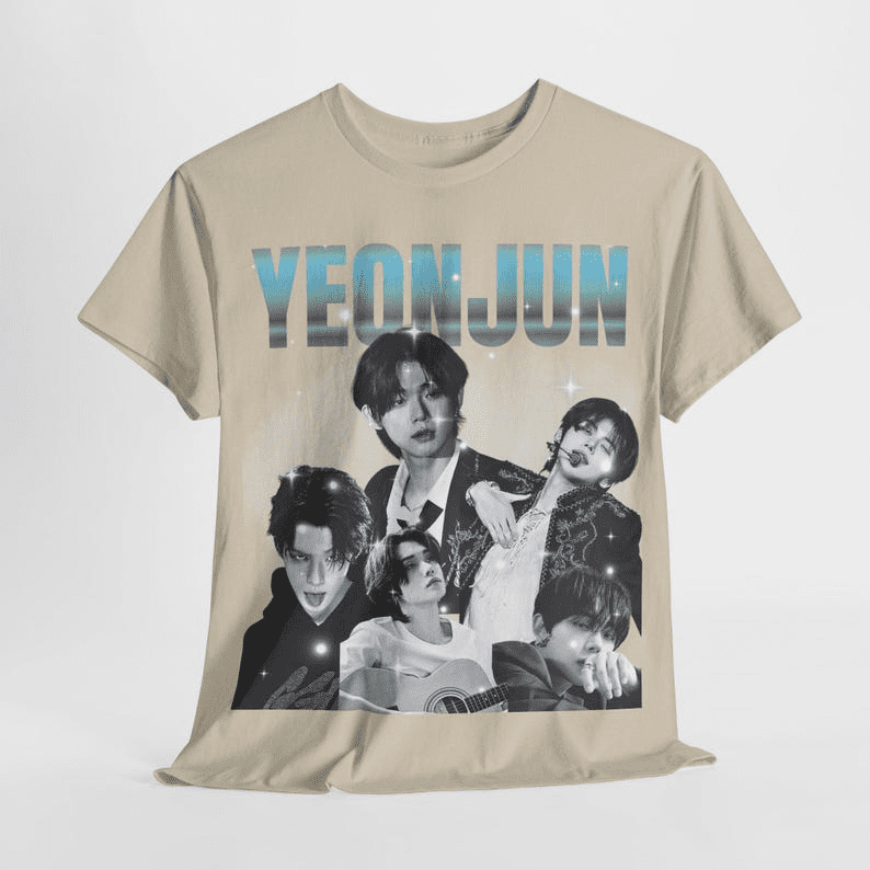 Choi Yeonjun TXT Kpop Inspired Graphic T-Shirt, Yeonjun Kpop Bias ...