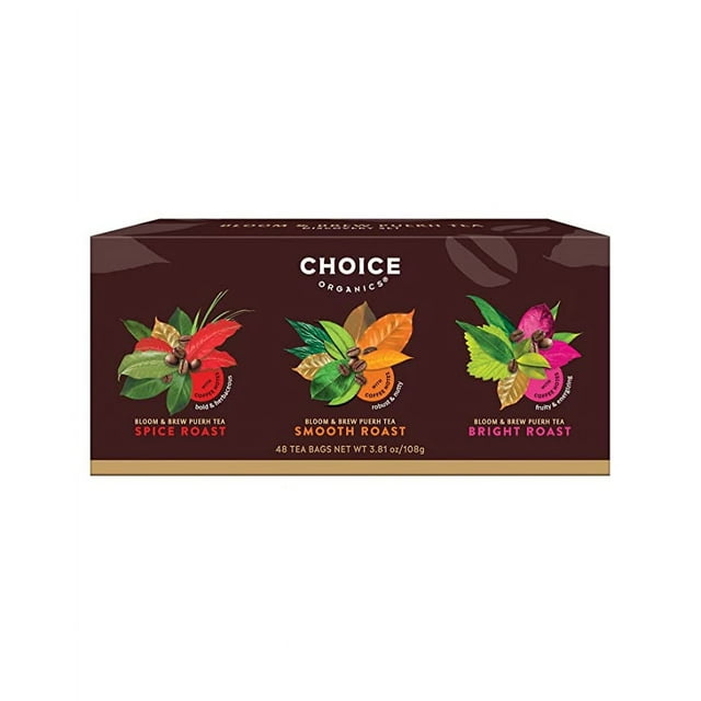 Choice Organics - Coffee Gift Pack (3 Pack) Coffee-Inspired Teas - 48 ...