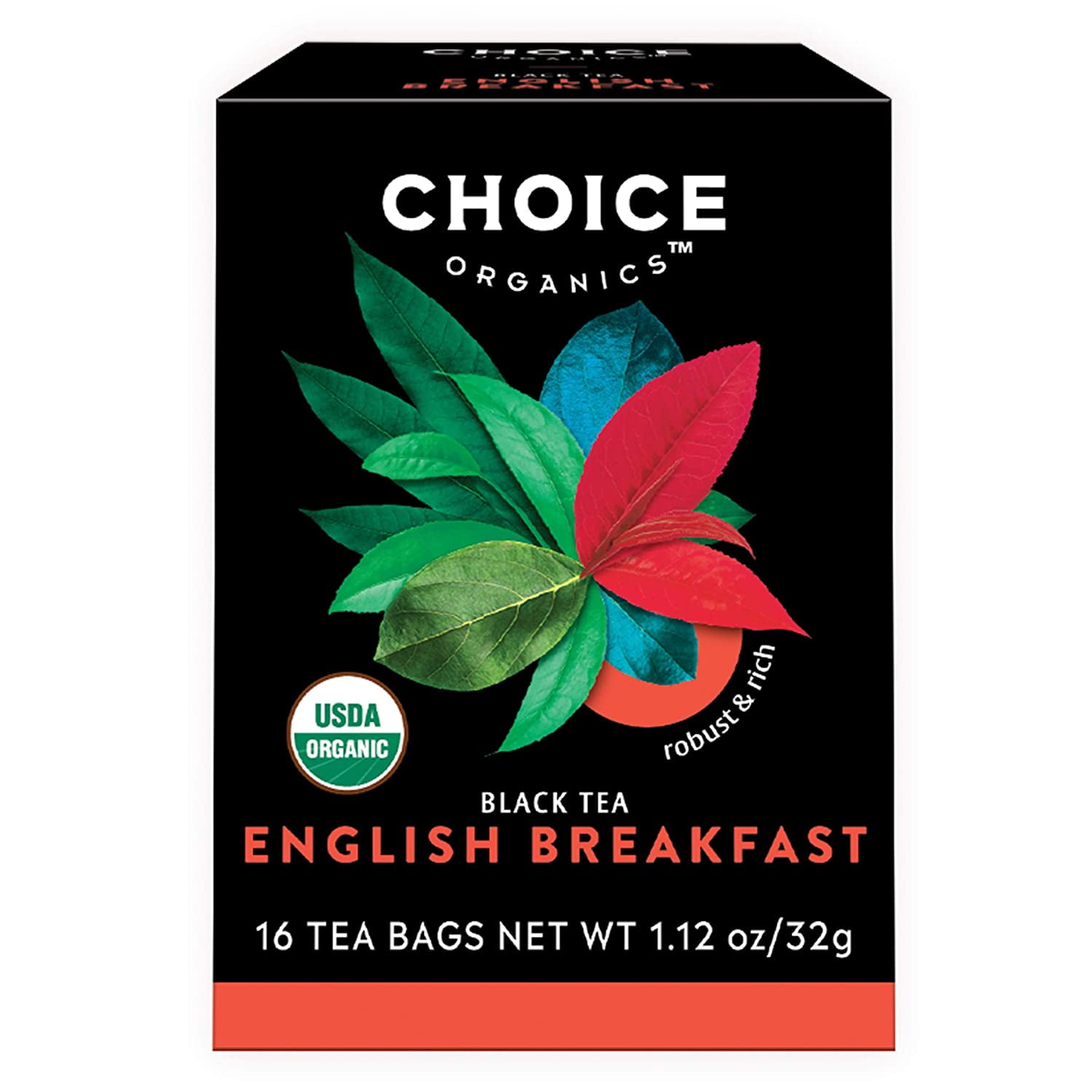 Choice Organics - Organic English Breakfast Tea (6 Pack) - Fair Trade ...