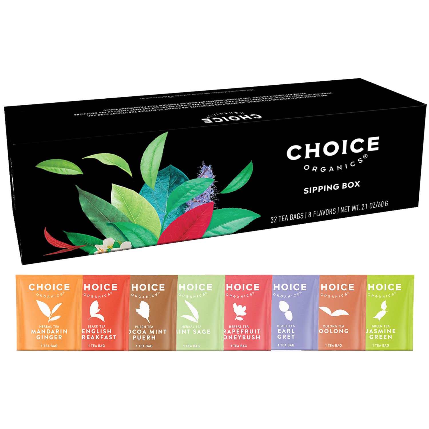 Tazo Tea Bags Sampler Assortment Box - 80 COUNT - Perfect Variety Pack ...