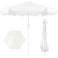 Choice Products 9ft Fringe Market Patio Umbrella – Outdoor Boho Tassel ...