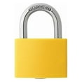 Choice Zoro 48JR19 Key Type Different Lockout Padlock, Yellow - 1.437 ...