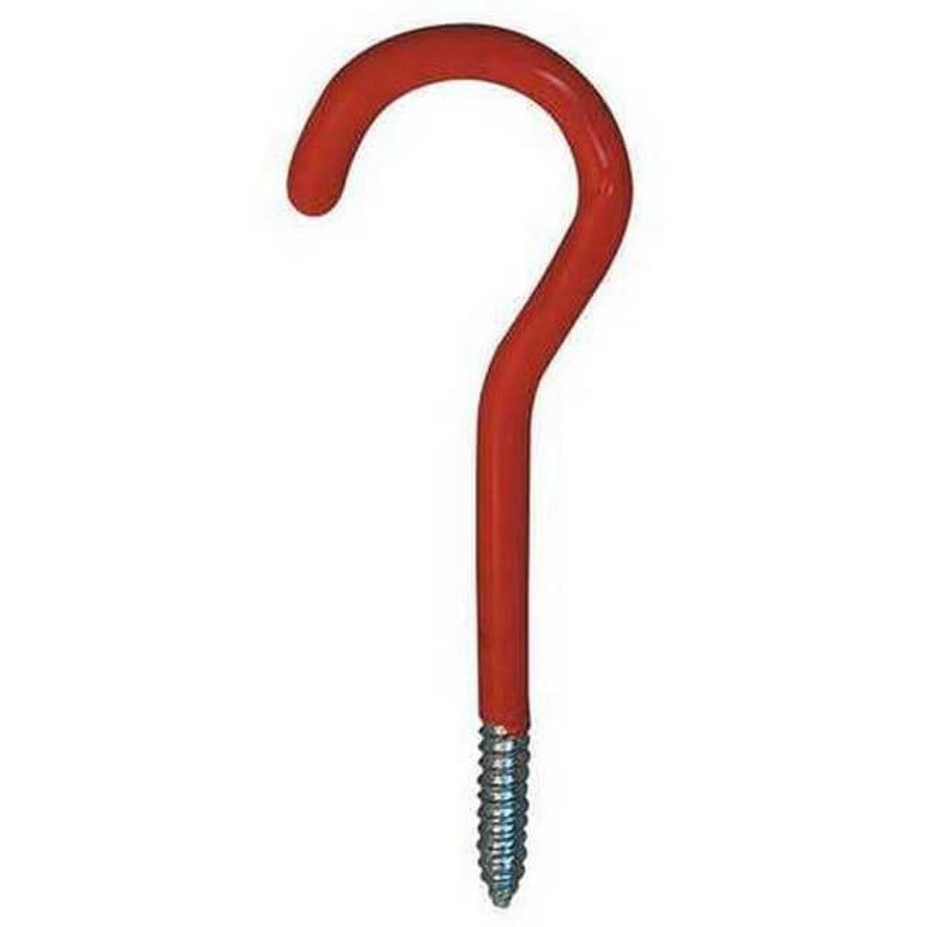 Choice Zoro 4ERW9 3.25 in. Vinyl Single Point Hook, Red - Pack of 10 ...