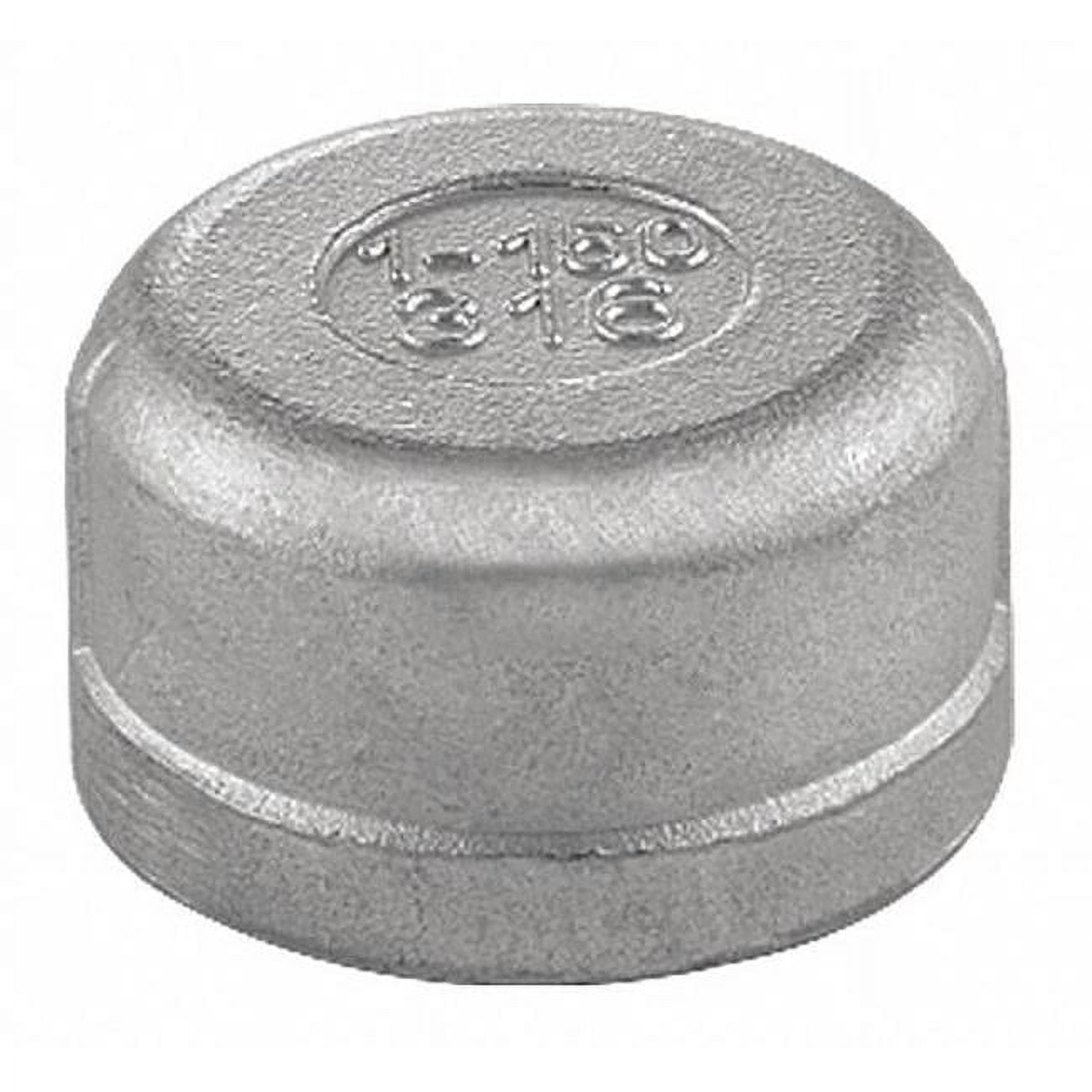 Manufacturer Varies Round Cap, 316L SS, 2 in,FNPT,Class 150 ...