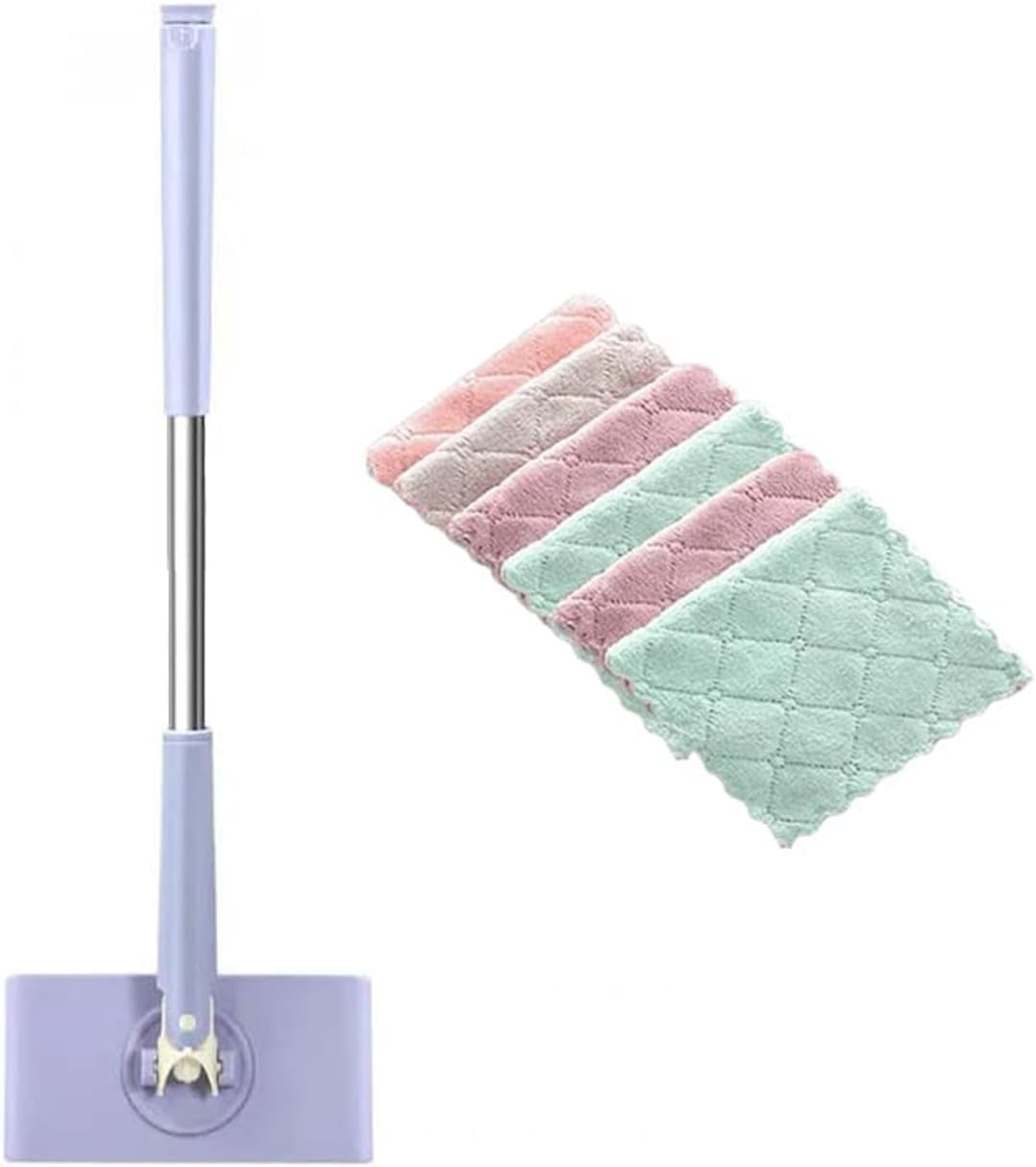 Choimix Mop - Convenient Cloth Changing Mini Mop + Magic Cleaning Cloth ...