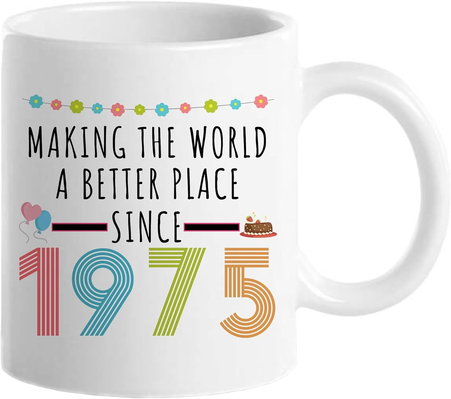 Choinn 50th Birthday Gifts for Women, Funny 50 Year Old Gift Coffee Mug ...