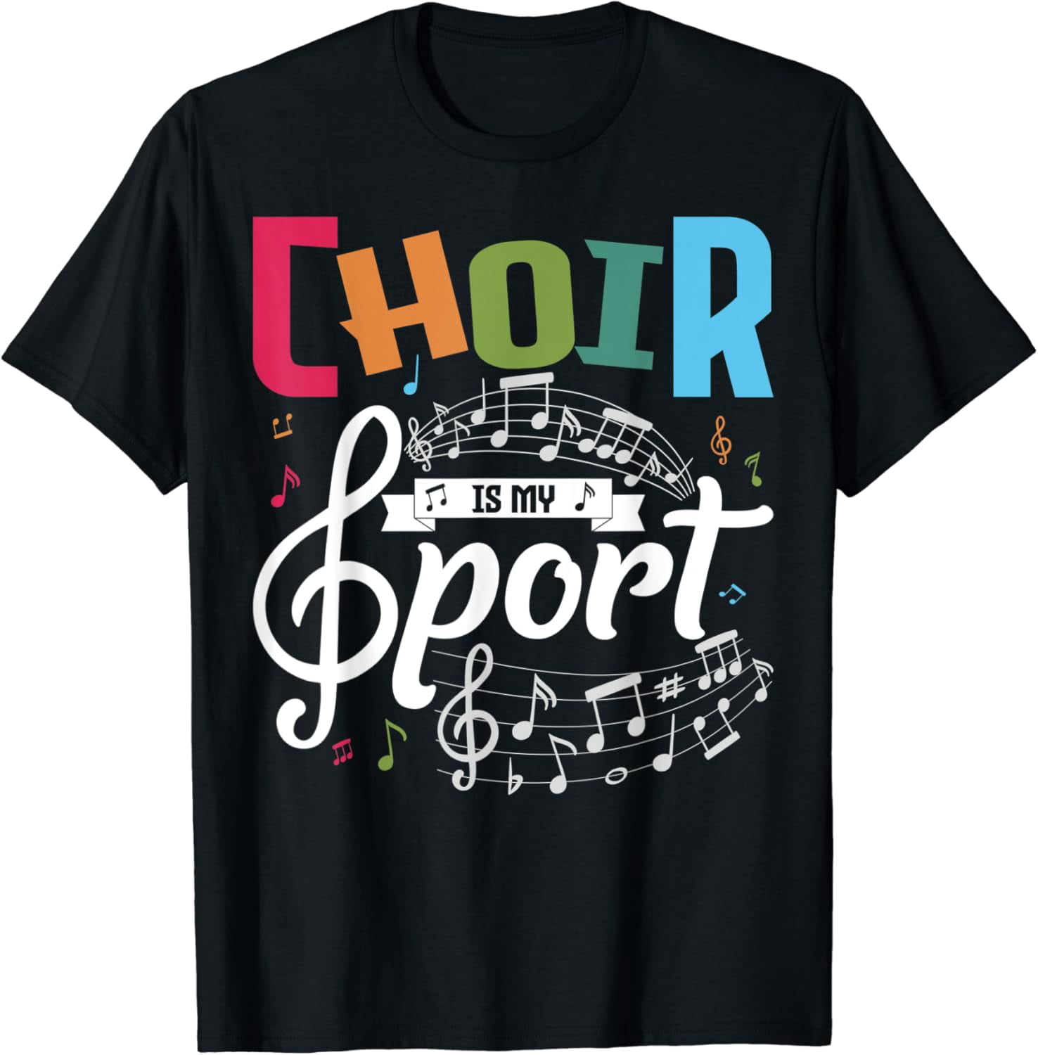 Choir Is My Sport Singer Singing Lover Choir Graphic T-Shirt - Walmart.com
