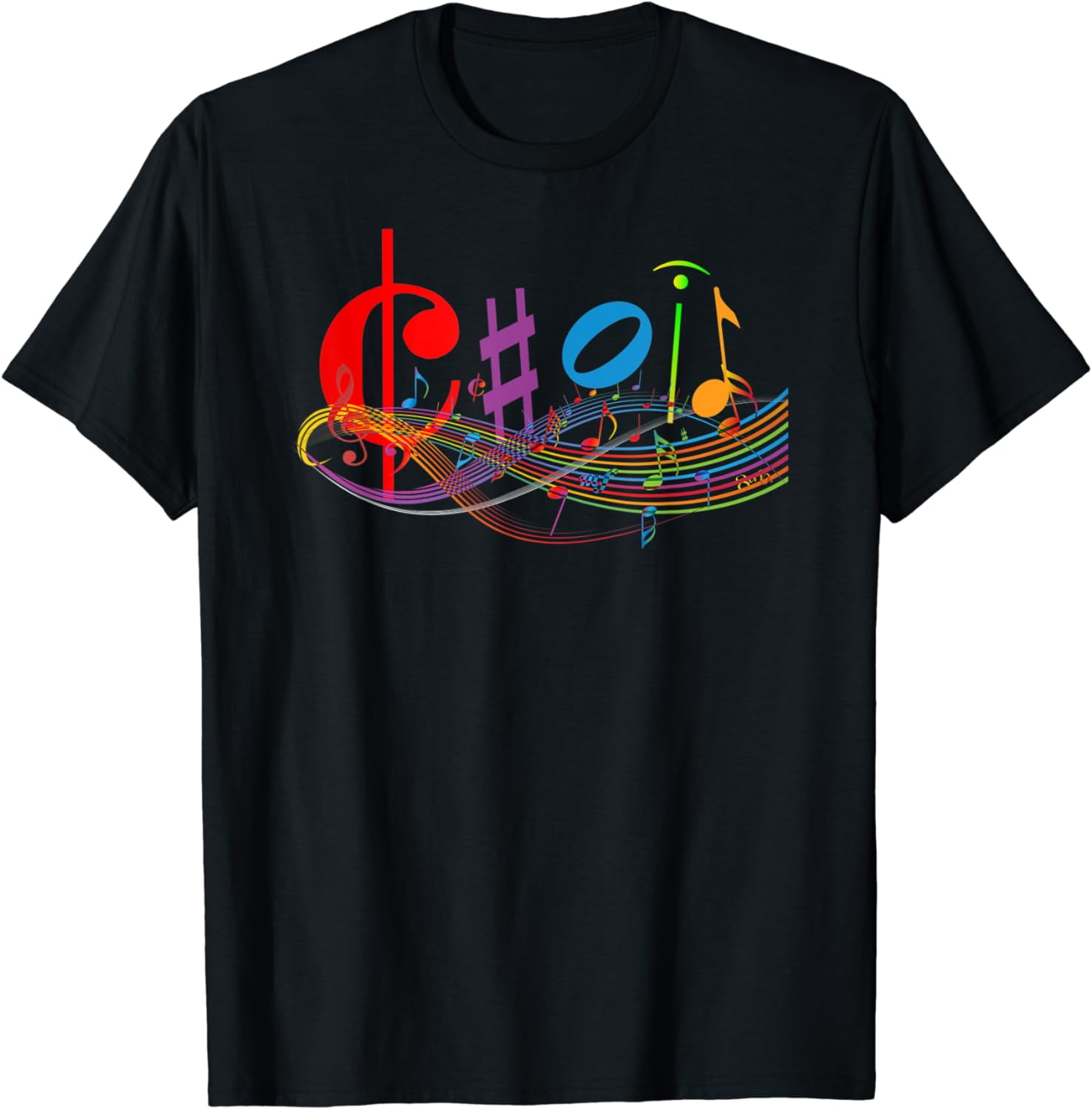 Choir Music Symbols Favorite Class Back to School T-Shirt - Walmart.com