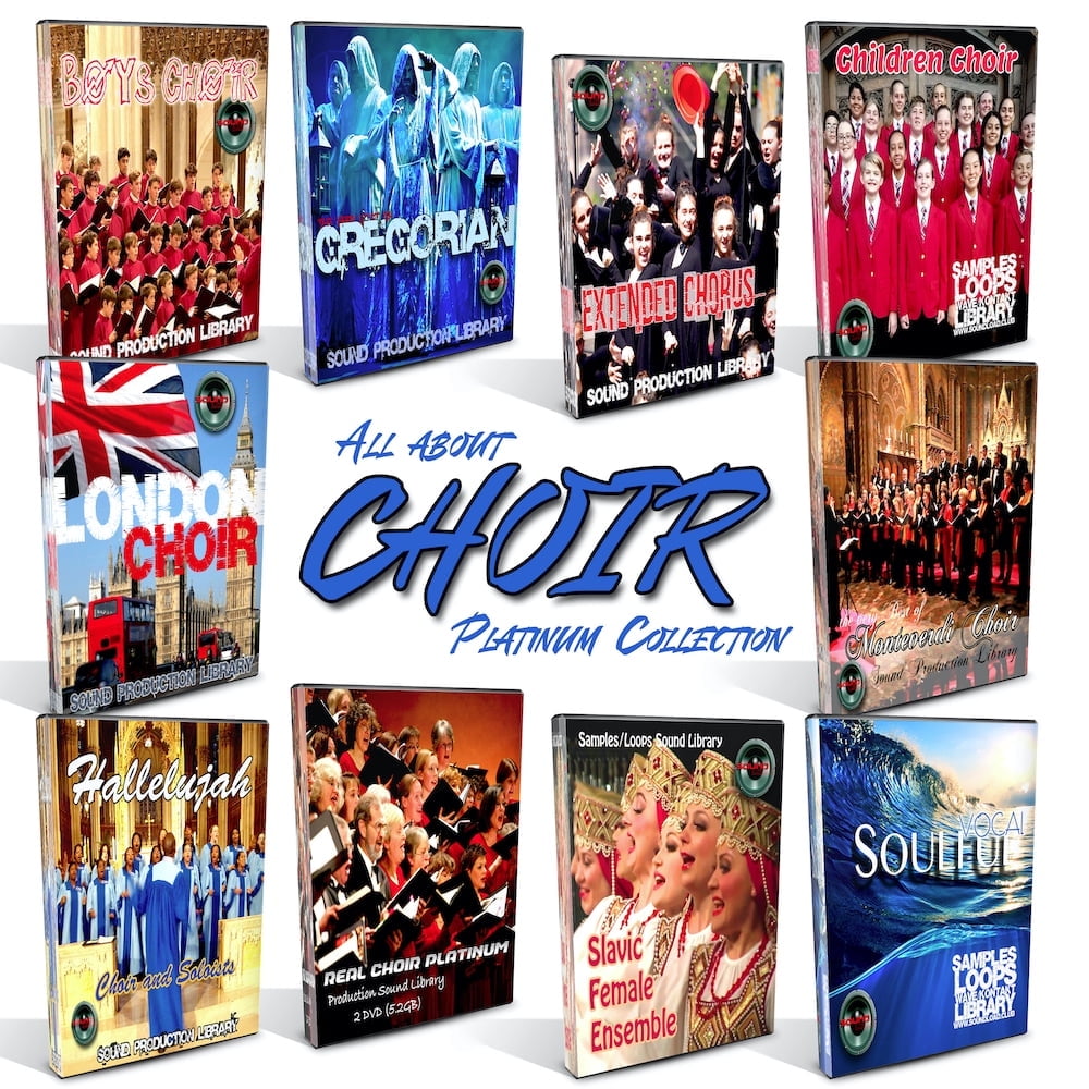 Choir Real Master MEGA Bundle - 10 Large Unique Original Samples/Loop ...