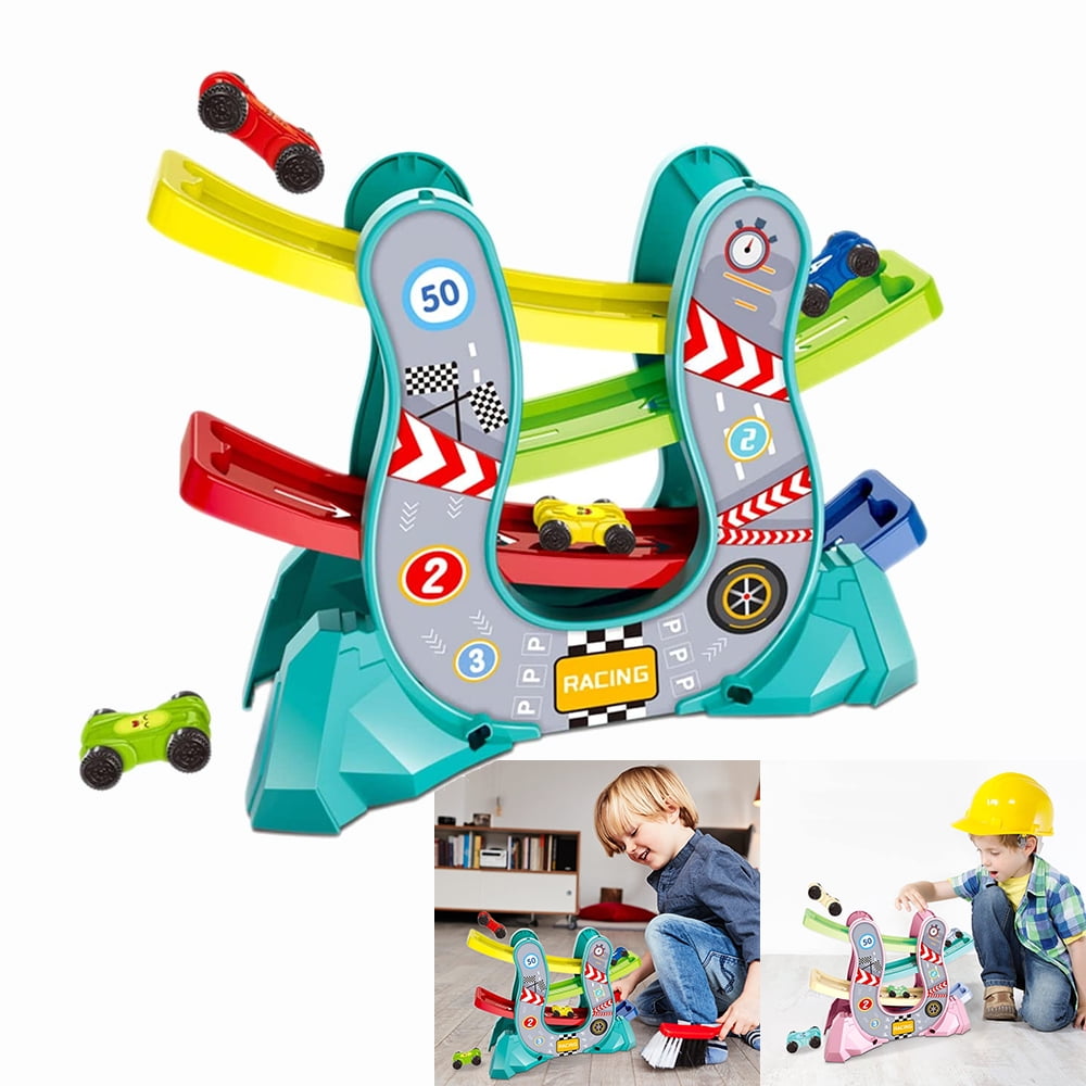 Chok Car 4-layers Race Track Toy, Compact Racing Car Track Set, Assembly Track Car Toy, Durable ...