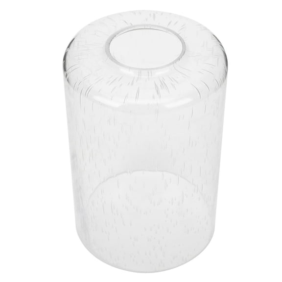GoldSwift Clear Amber Seeded Bubble Bell Shade Glass Lamp Shade ...