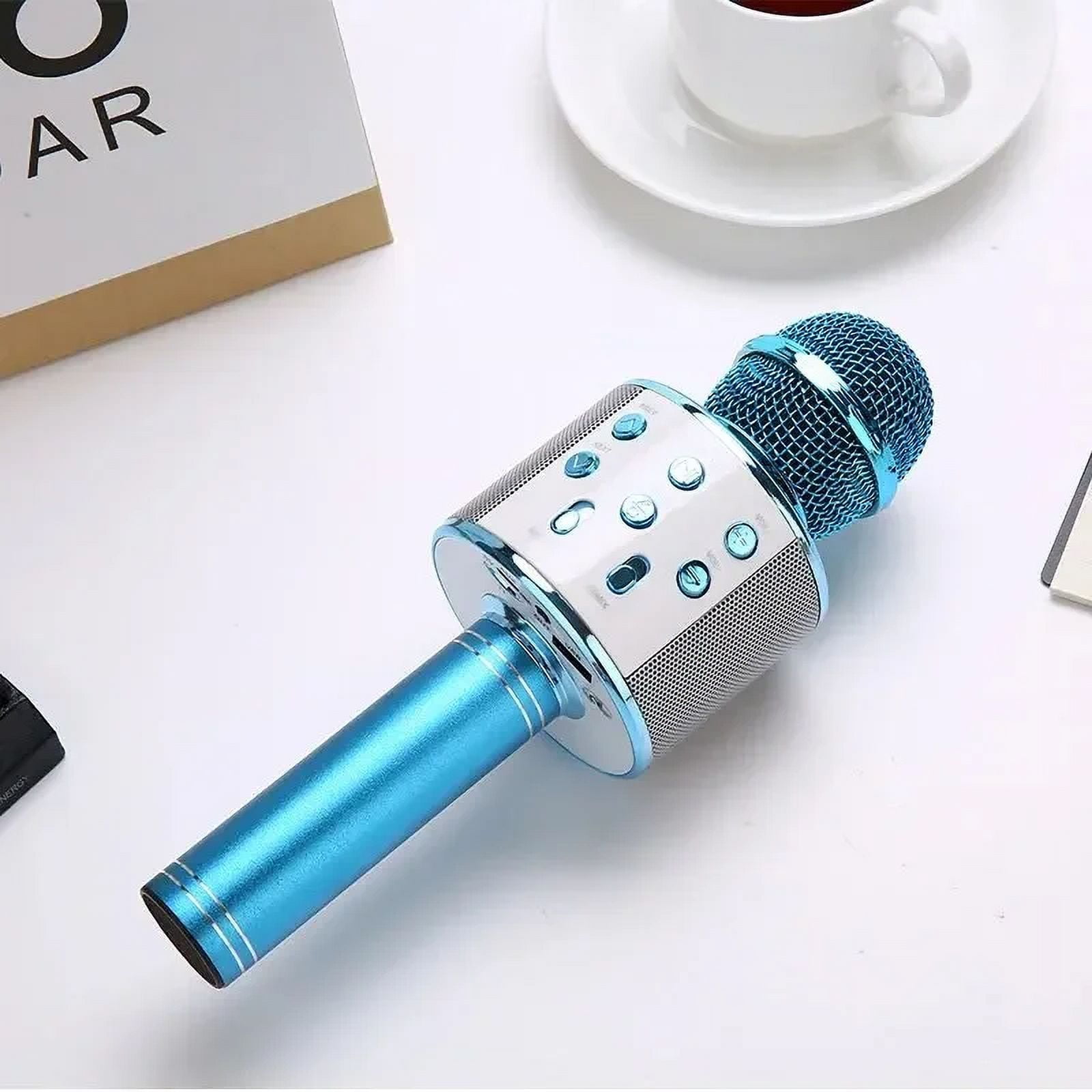 Chok K11 Professional Handheld Wireless Karaoke Microphone USB Speaker Microphone for Kids Music ...