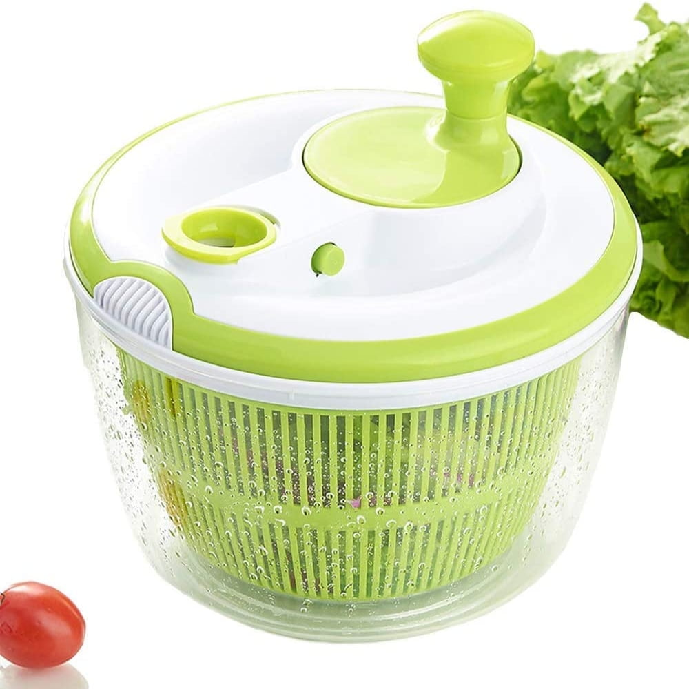 Chok Large Salad Spinner BPA Free-Manual Lettuce Dryer and Vegetable ...