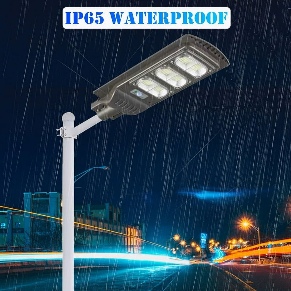 Chok Solar Street Light Outdoor Lamp 3030 LED 7500K Parking Lot Lights ...