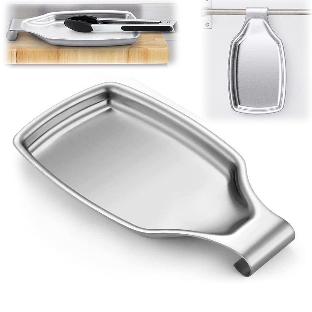 Chok Spoon Rest for Stove Top, Stainless Steel Spoon Holder for Kitchen ...
