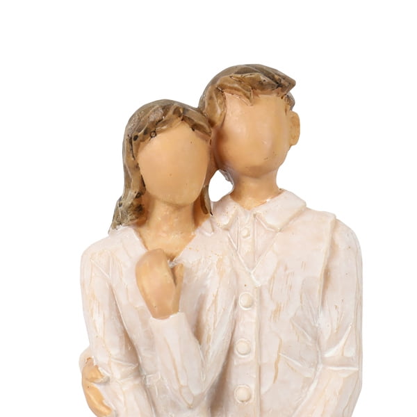 Chok Three Members Family Sculpture Creative Family Figurines Resin ...