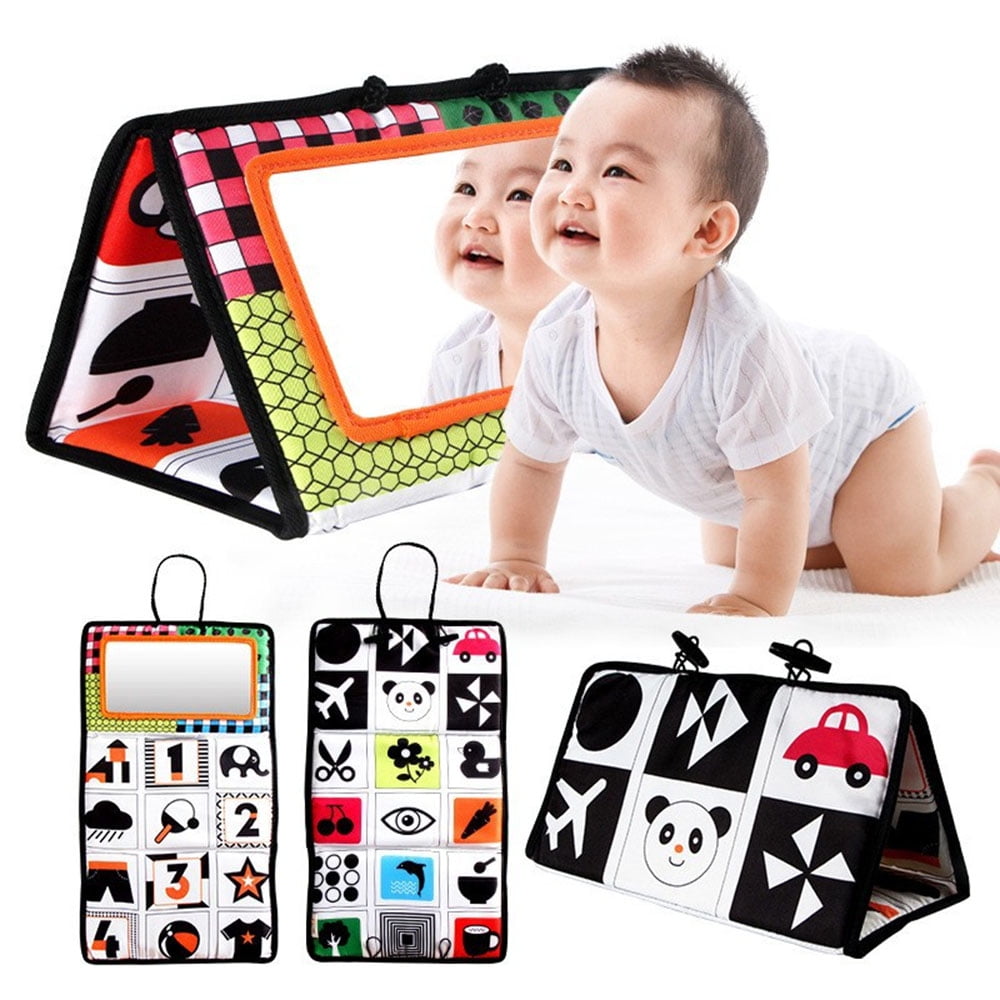 Chok Tummy Time Floor Mirror, Developmental Baby Mirror Tummy Time Toys ...