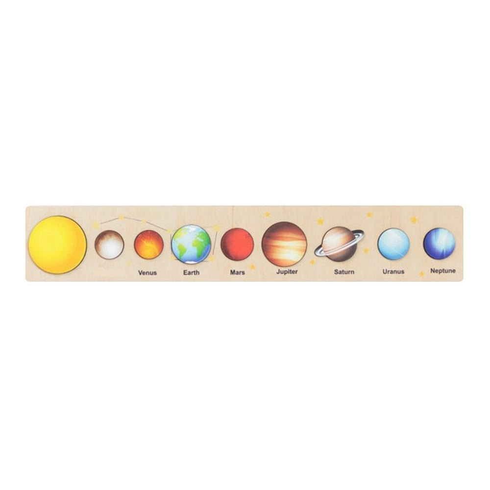 Chok Wooden Solar System Puzzle Toy For Kids Educational Learning Gift ...