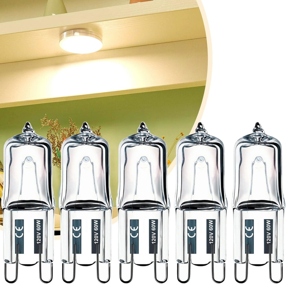 Chok10PCS G9 25 W 120V Halogen Bulb Dimmable Long Lifespan G9 T4 Base ...