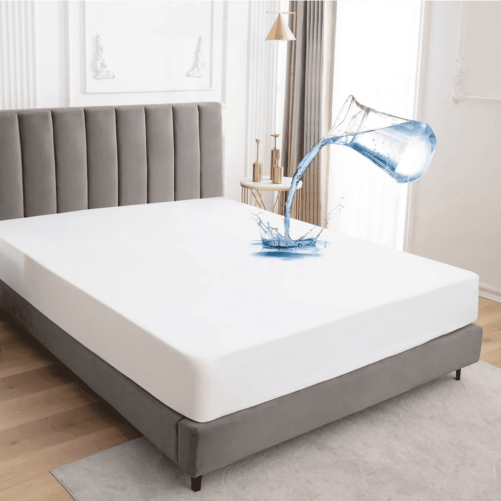 ChokFull Size Mattress Cover，Soft Breathable Waterproof Noiseless Bed ...