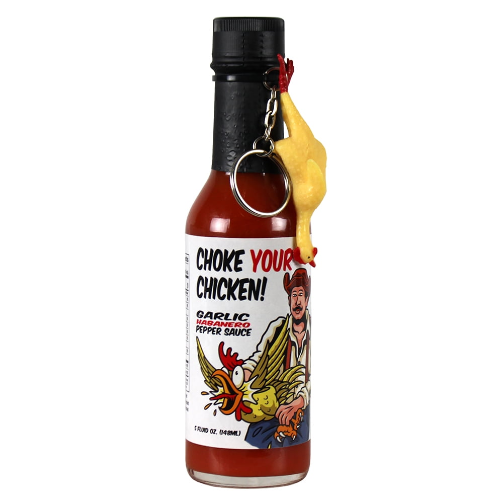 Choke Your Chicken Garlic Habanero Pepper Hot Sauce 5 Oz HSD024 ...