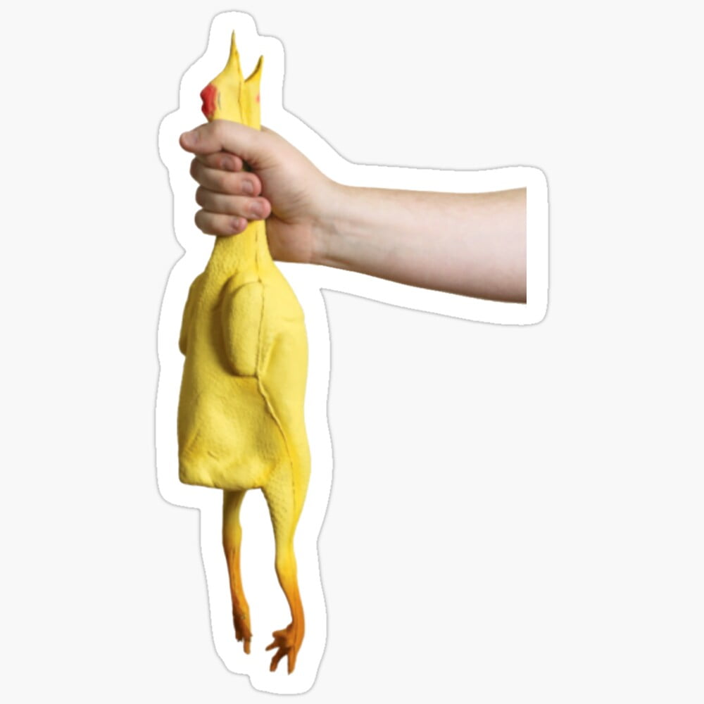 Choke Your Rubber Chicken Sticker Phone Decal Water Bottle Stickers Car ...