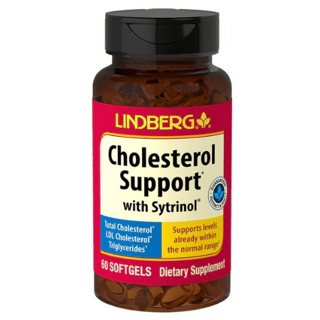 Lindberg Natural Cholesterol Support Supplement with Sytrinol, 60 Non ...