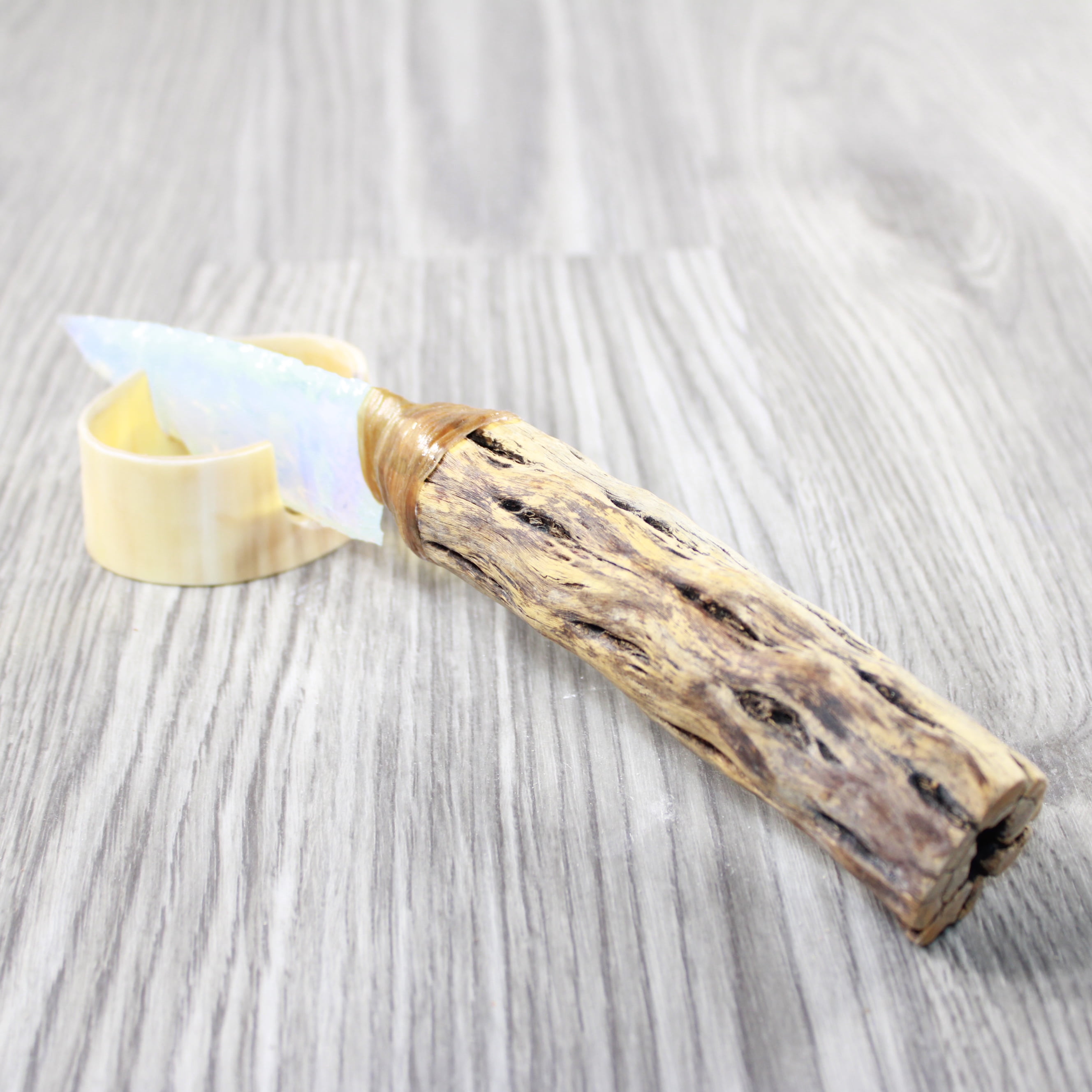 Cholla Cactus Wood Handle Opalite Blade Ornamental Knife #3340 Mountain ...
