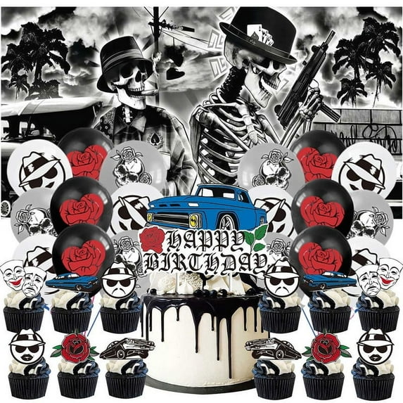 Cholo Party Decor Decorations Birthday Set for Kids Supplies Kit Latex ...