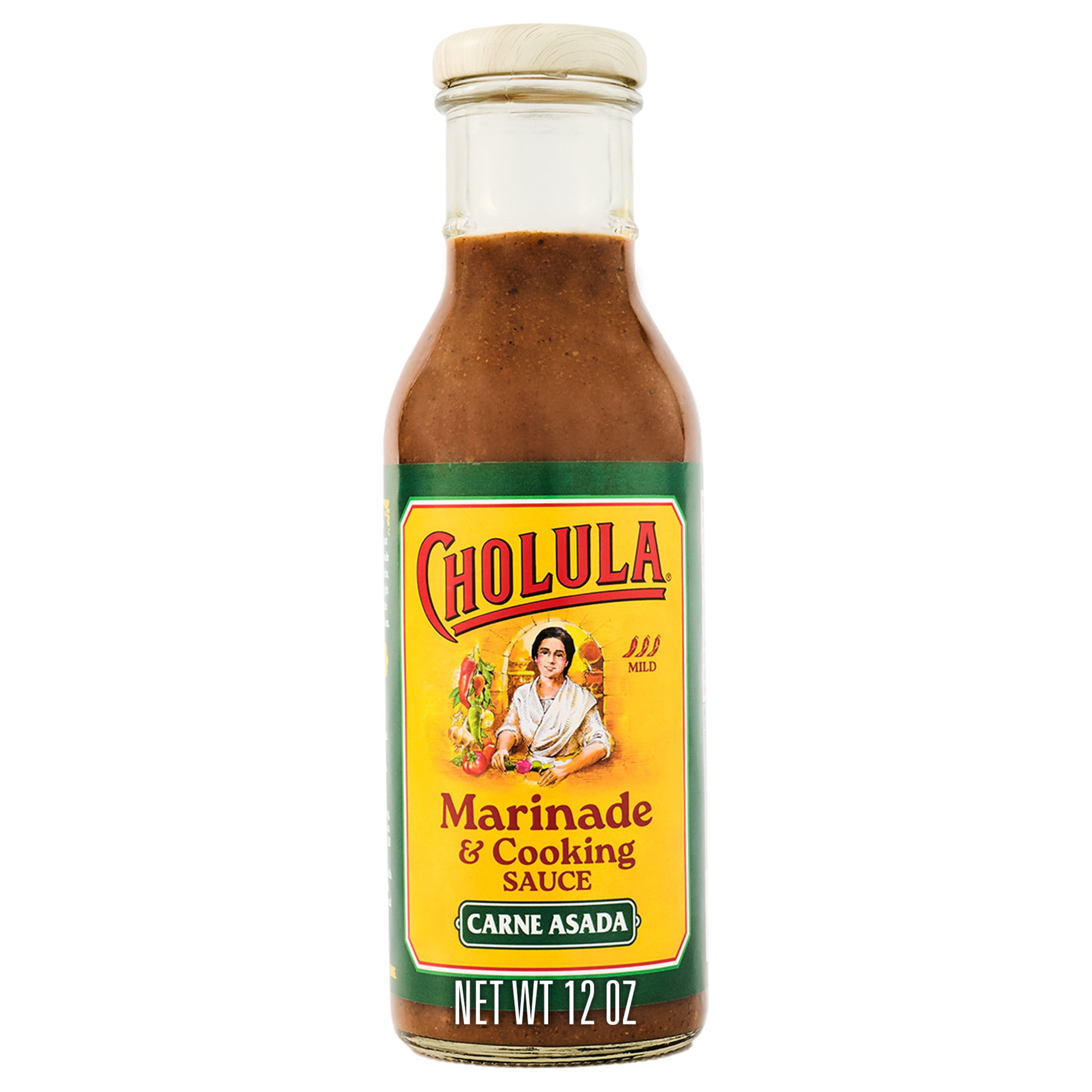 Cholula Carne Asada Marinade and Cooking Sauce, Smoky Fajita Flavor, 12 ...