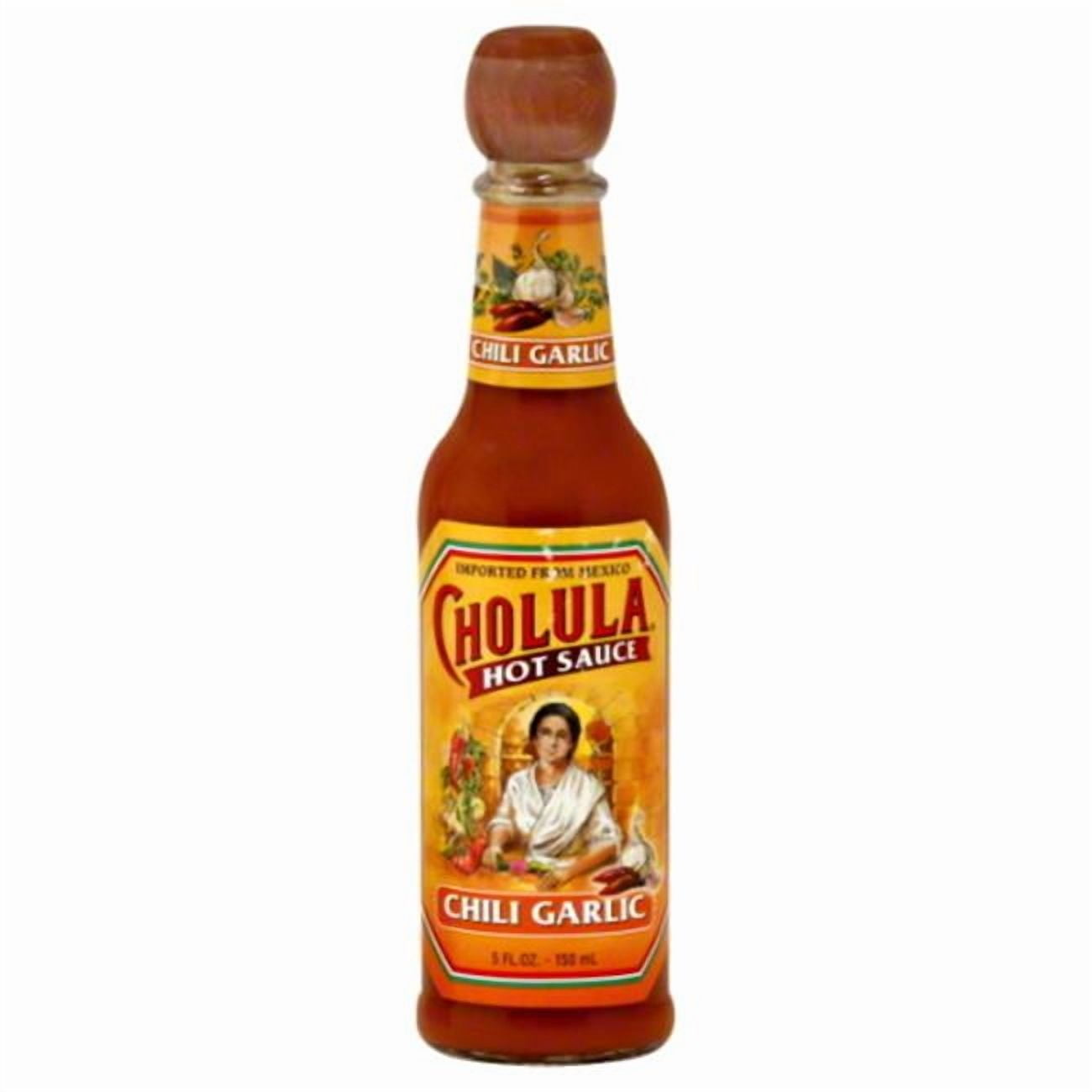 Cholula Hot Chili Garlic Hot Sauce, 5 oz, Pack of 6 - Walmart.com
