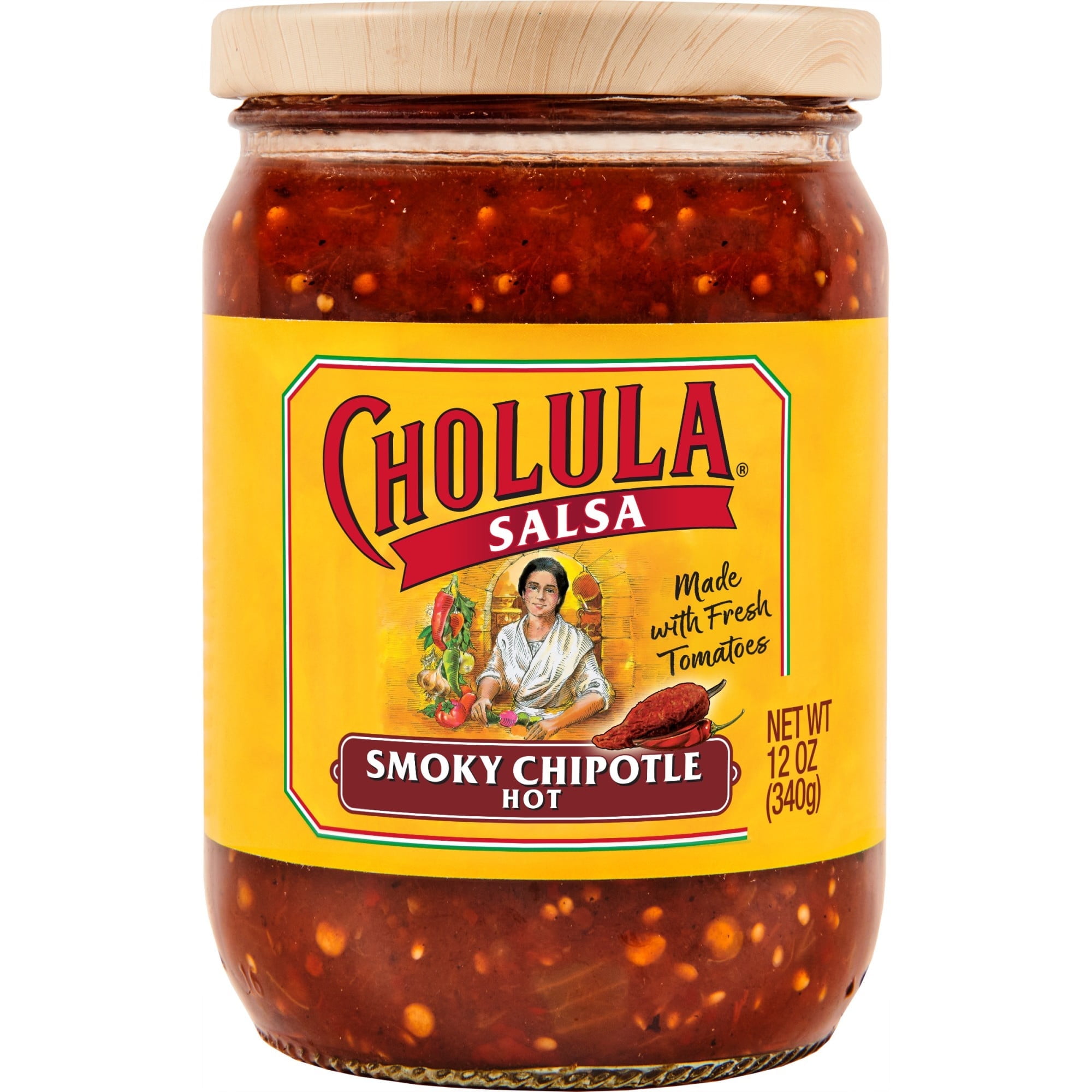 Cholula Salsa Hot Smoky Chipotle, 12 oz - Walmart.com