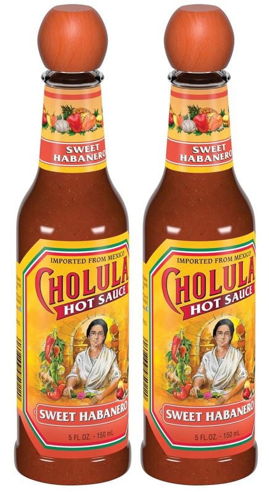 Cholula Sweet Habanero Hot Sauce 5 fl oz Pack of 2 with fruity ...