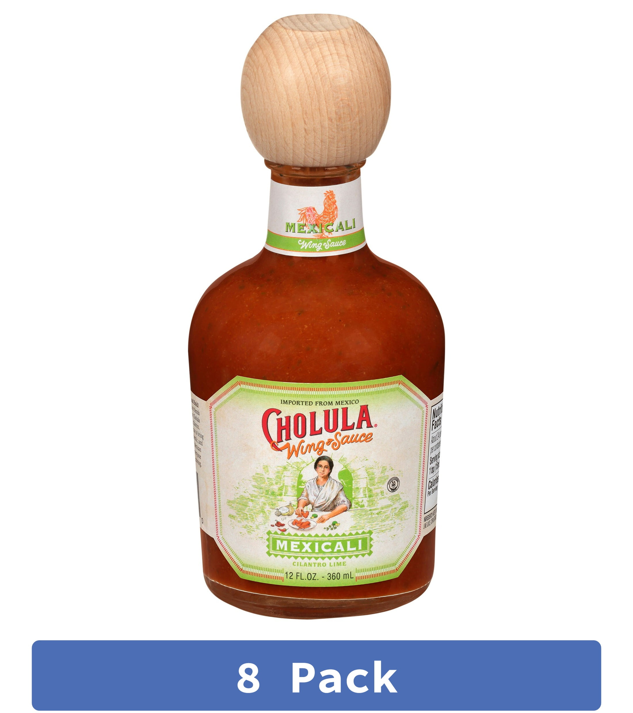 Cholula Wing Sauce Mexicali 12 fl oz (Pack Of 8) - Walmart.com