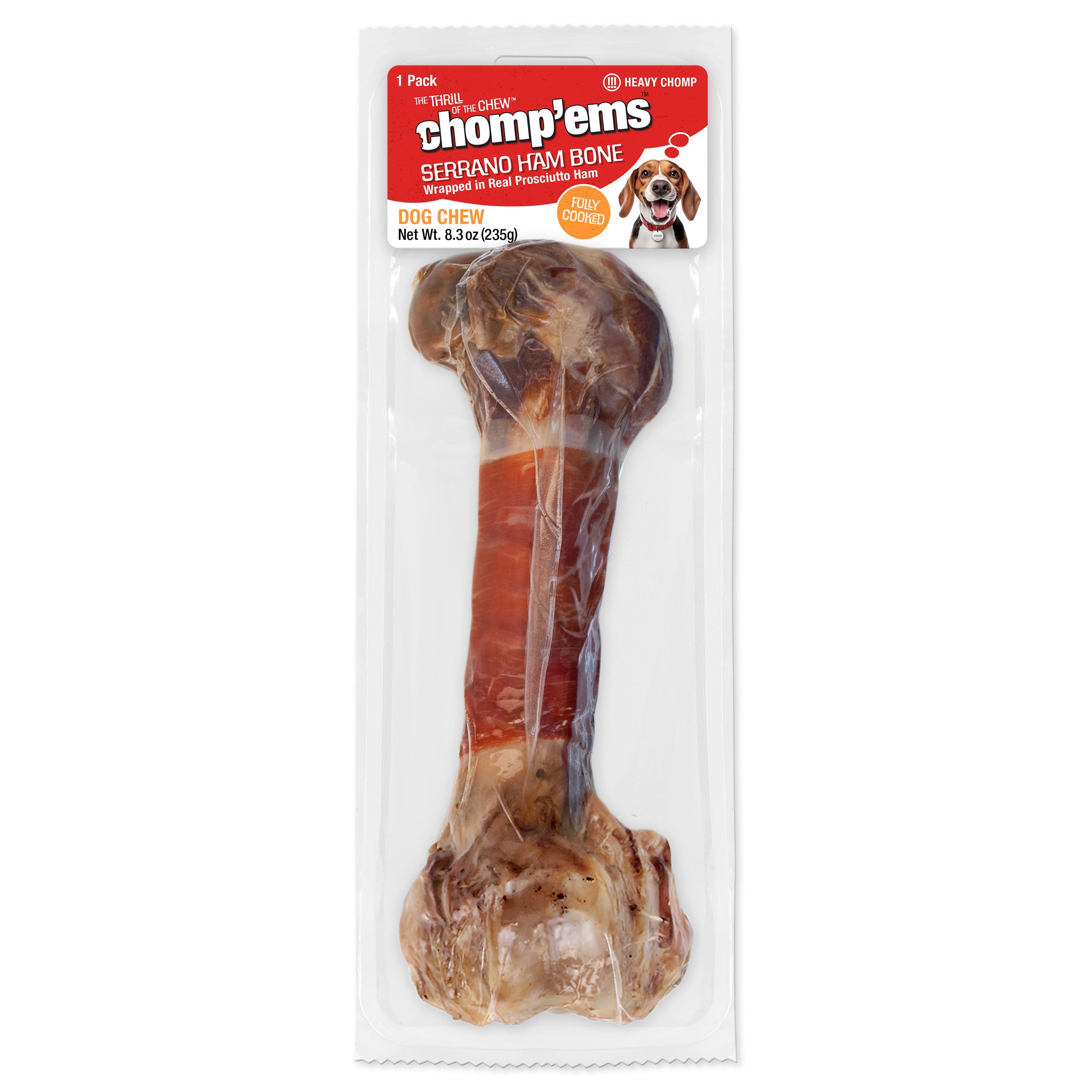 Chomp'ems Serrano Ham Bone Wrapped With Prosciutto, 1 Pack - Healthy ...