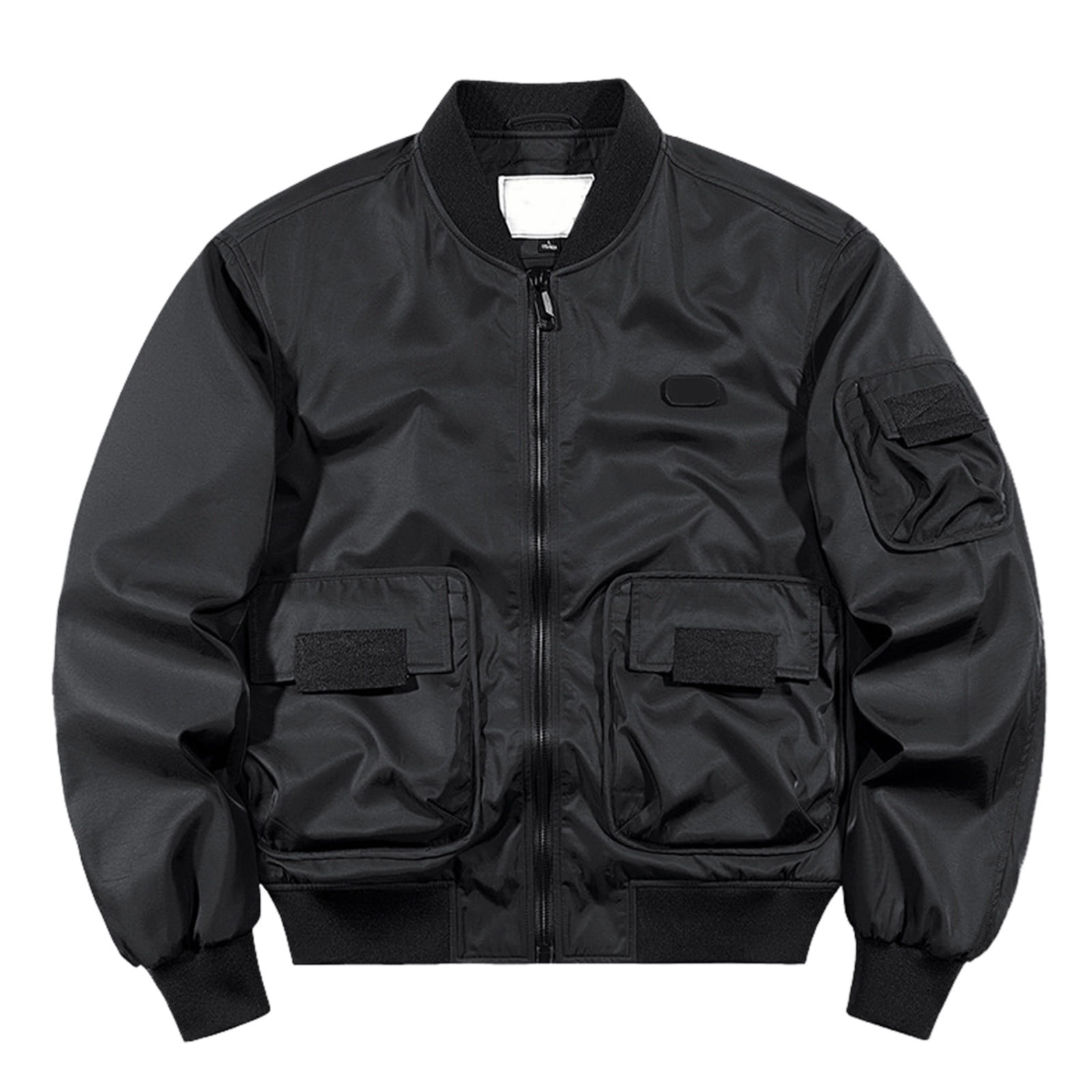 Chompas Para Hombre Mens Bomber Jacket Thin Section Pocket - Walmart.com