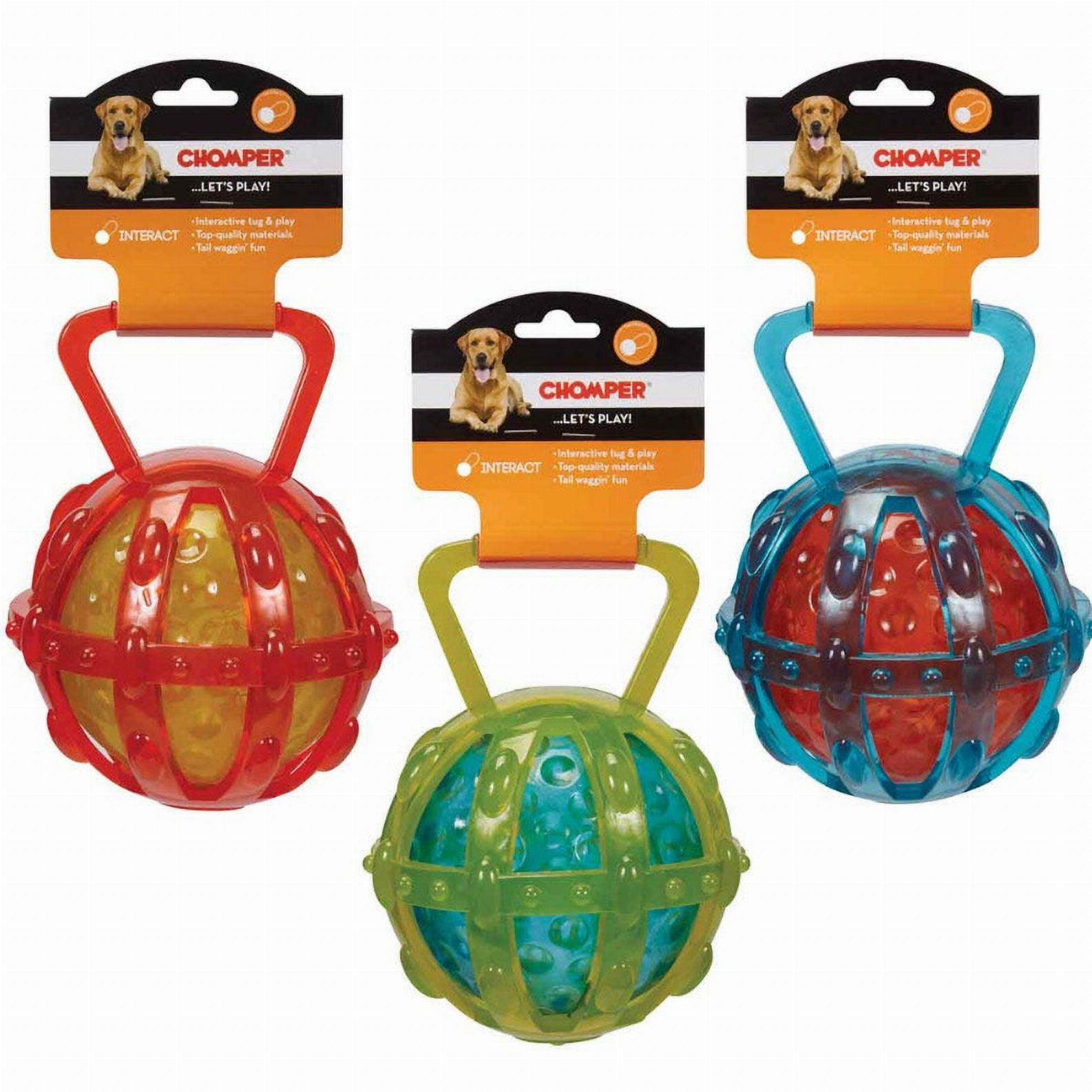 Boss Pet Chomper TPR Cage with Transparent Ball Dog Toy WB15519 ...